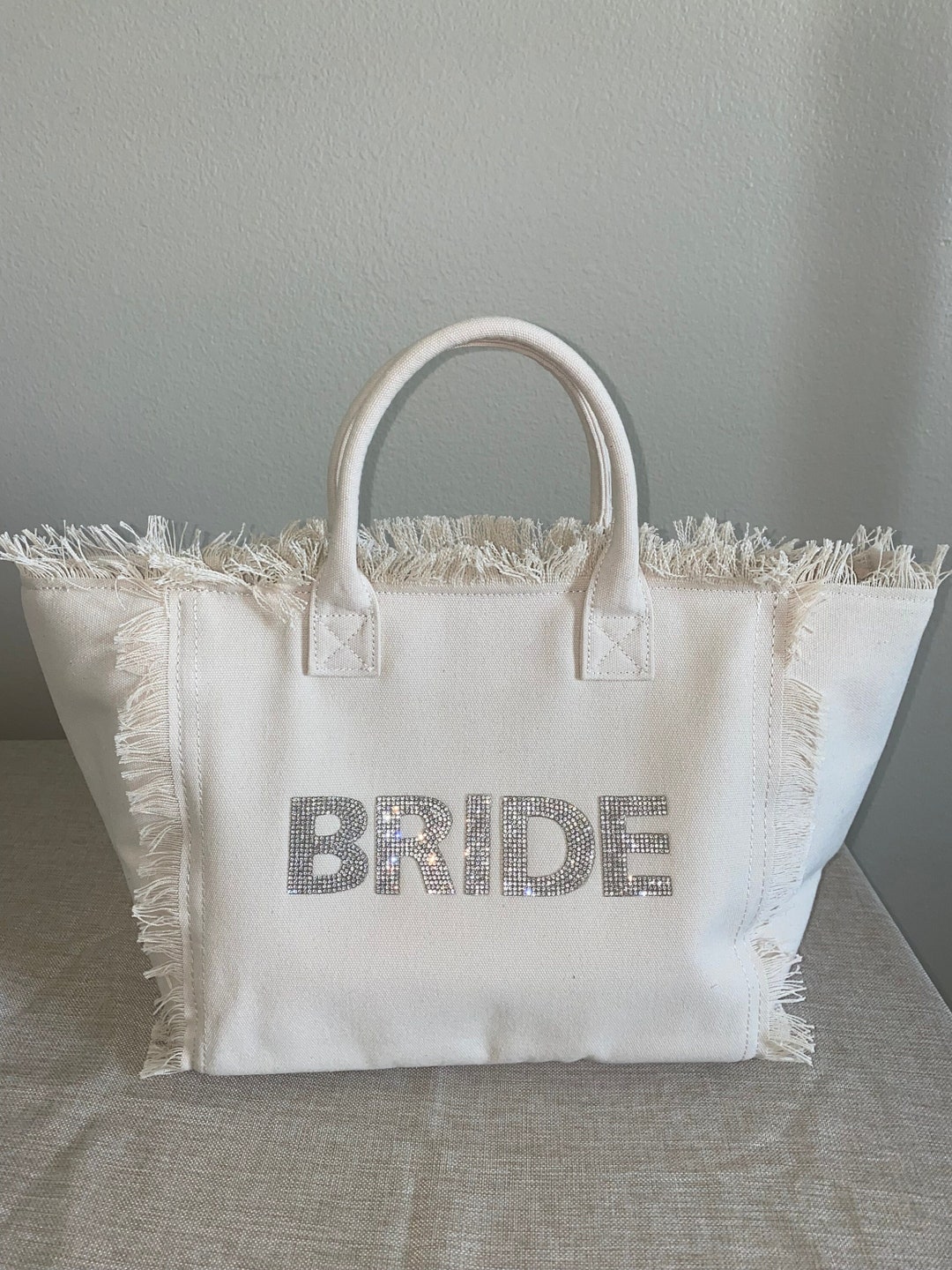 Tote for Bride Bridesmaid Tote Gift for Bride Honeymoon Bag Honeymoon ...