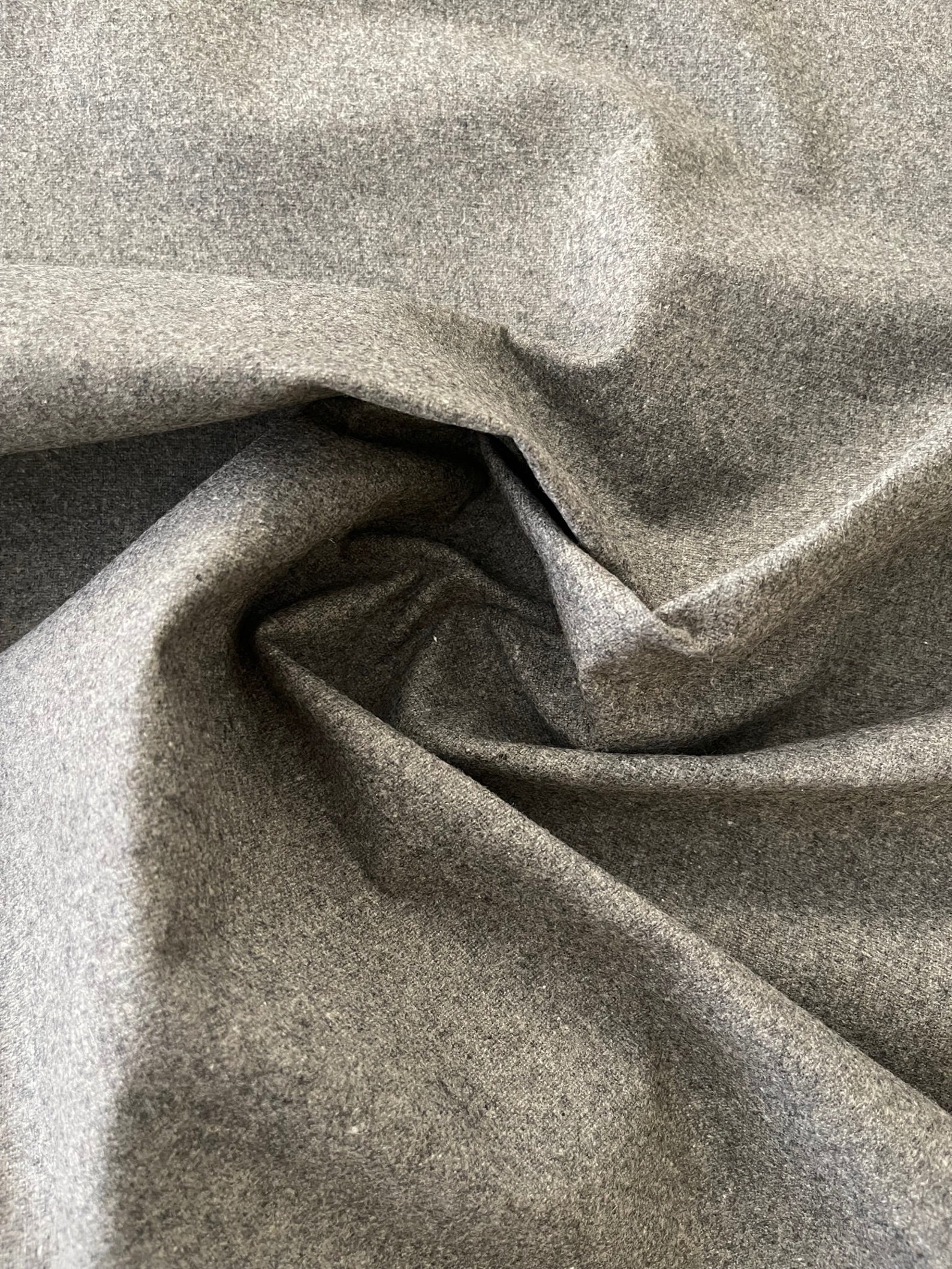 Gray Flannel Fabric Grey Flannel Fabric for Sewing and - Etsy