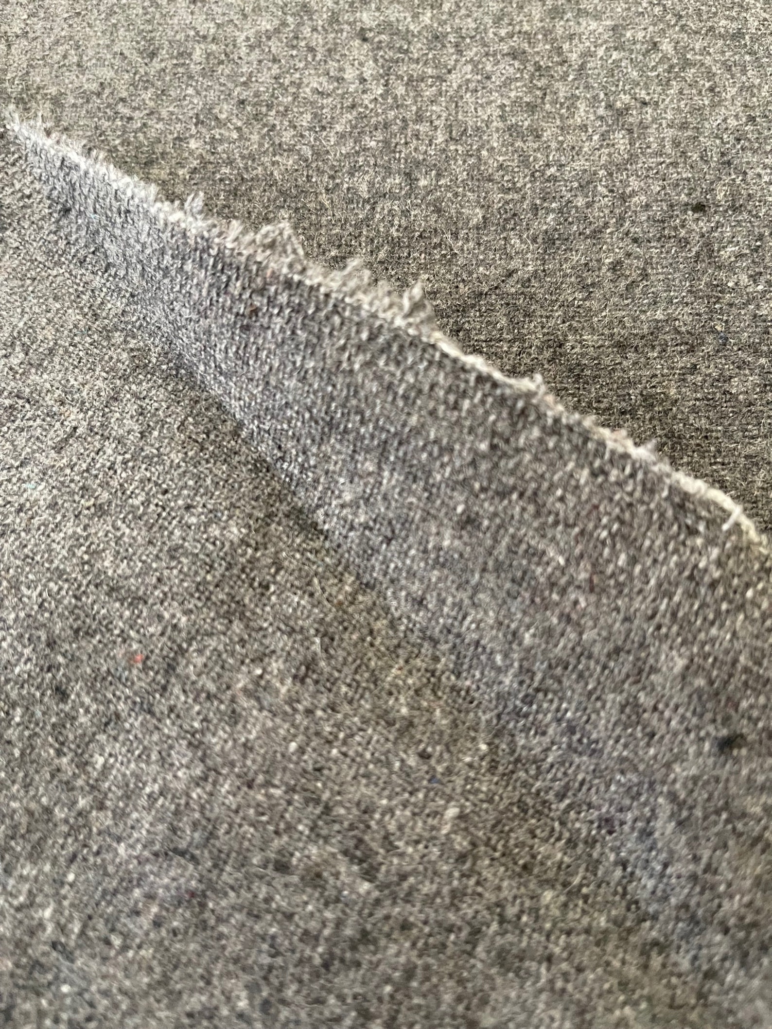 Gray Flannel Fabric Grey Flannel Fabric for Sewing and - Etsy