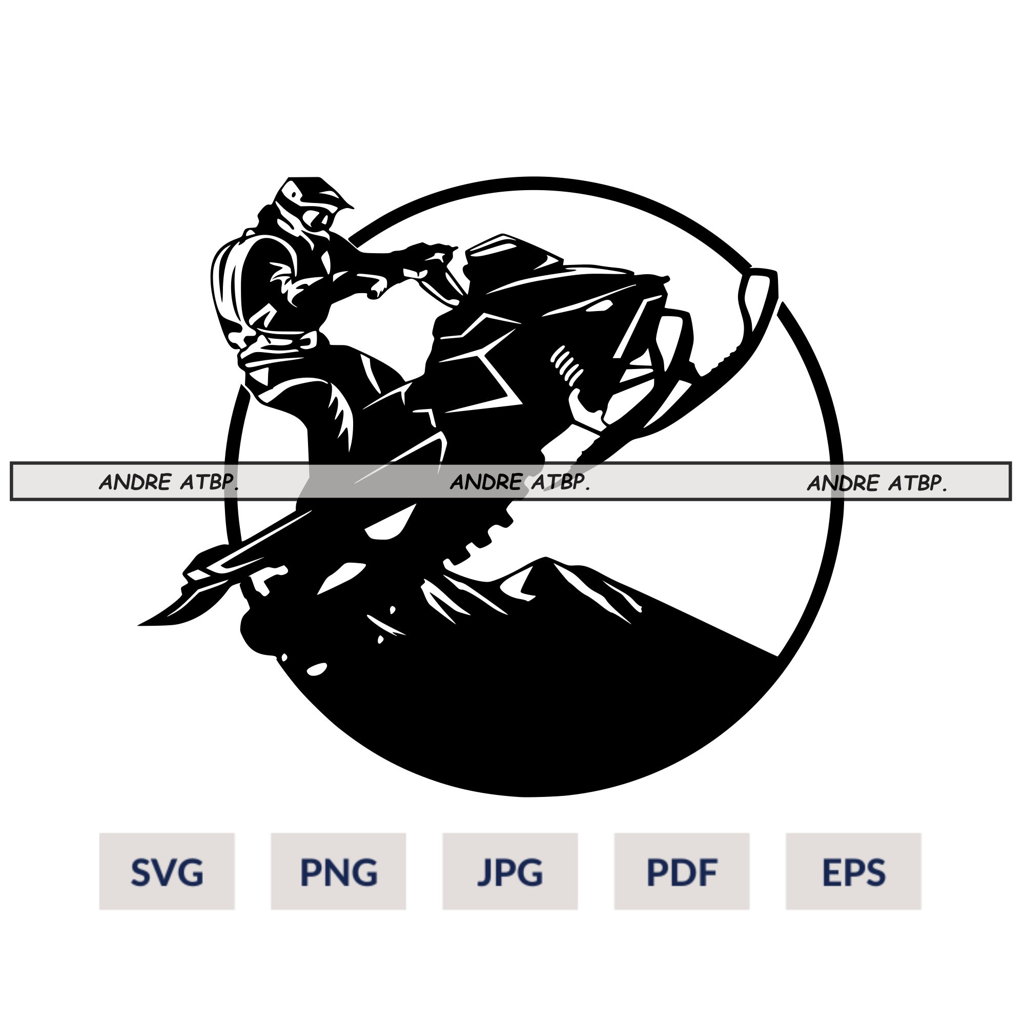 Snowmobile SVG, Winter SVG, Snowmobile Clipart, Snowmobile Svg Cut ...