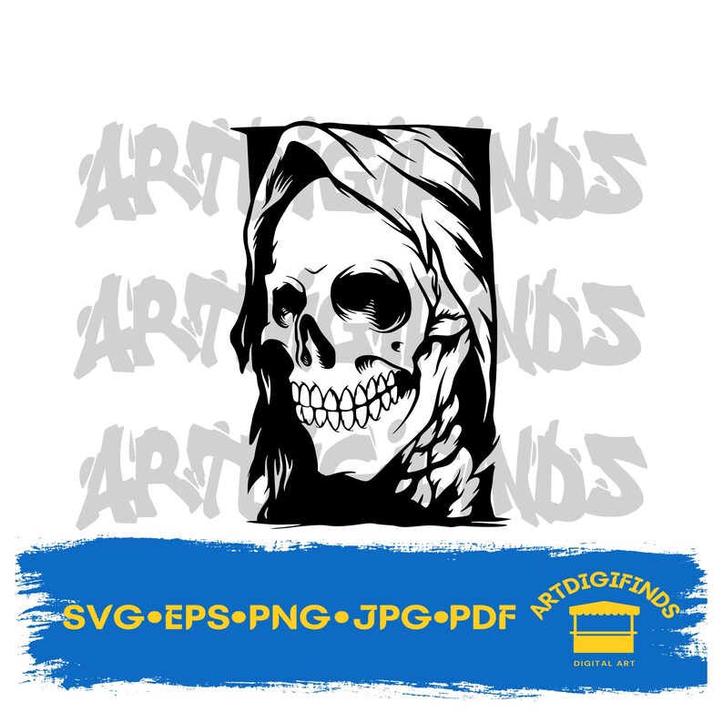 Death SVG Grim Reaper SVG T-shirt Decal Vinyl Stencil - Etsy