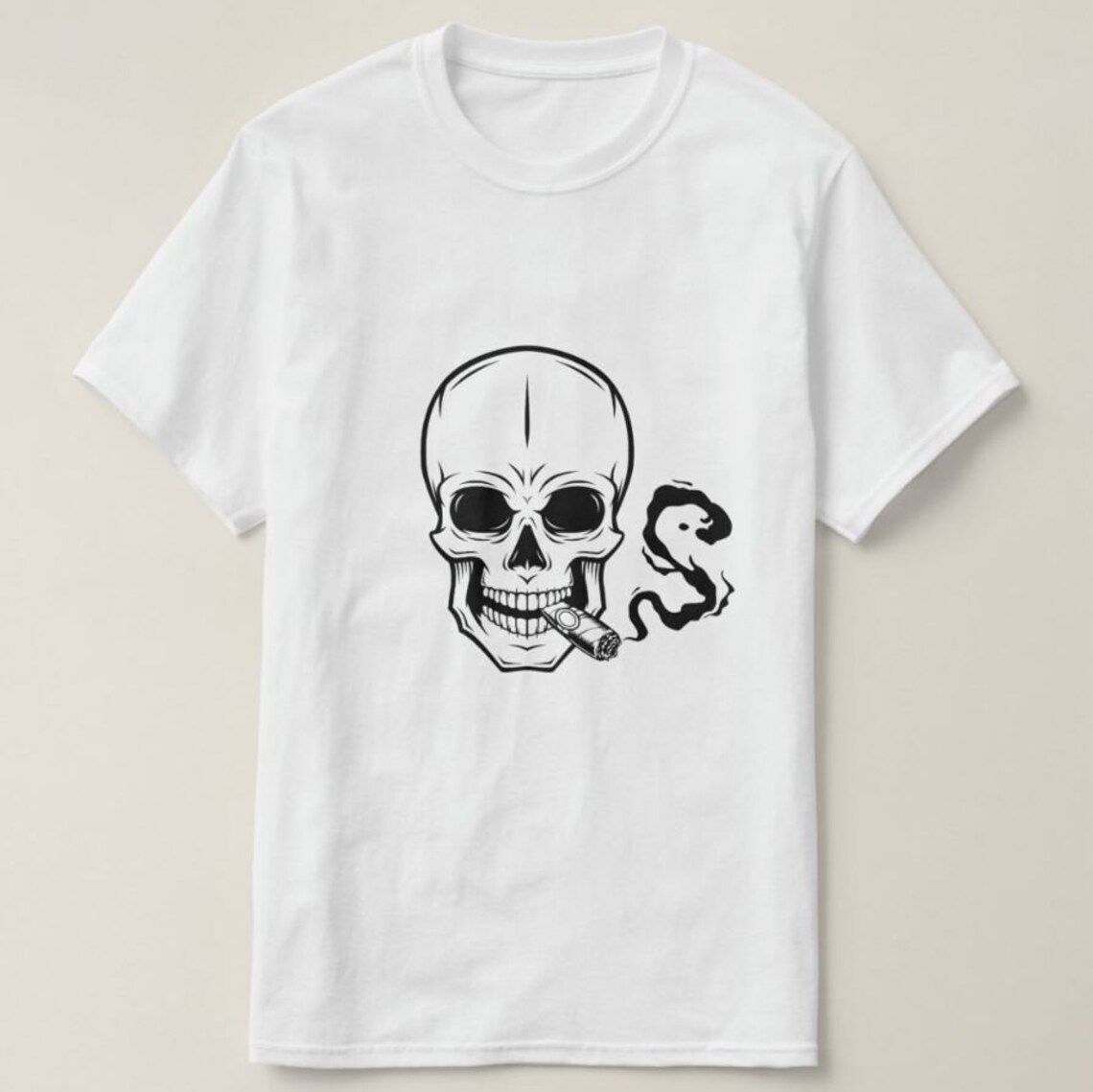 Skull With Cigar Svg Skull With Cigar Clipart Gothic - Etsy