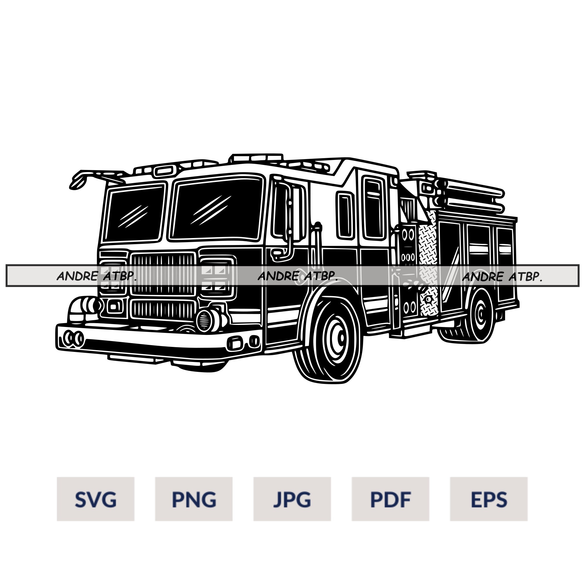 Fire Truck SVG | Fire Engine SVG | First Responder Svg | Fire Truck ...