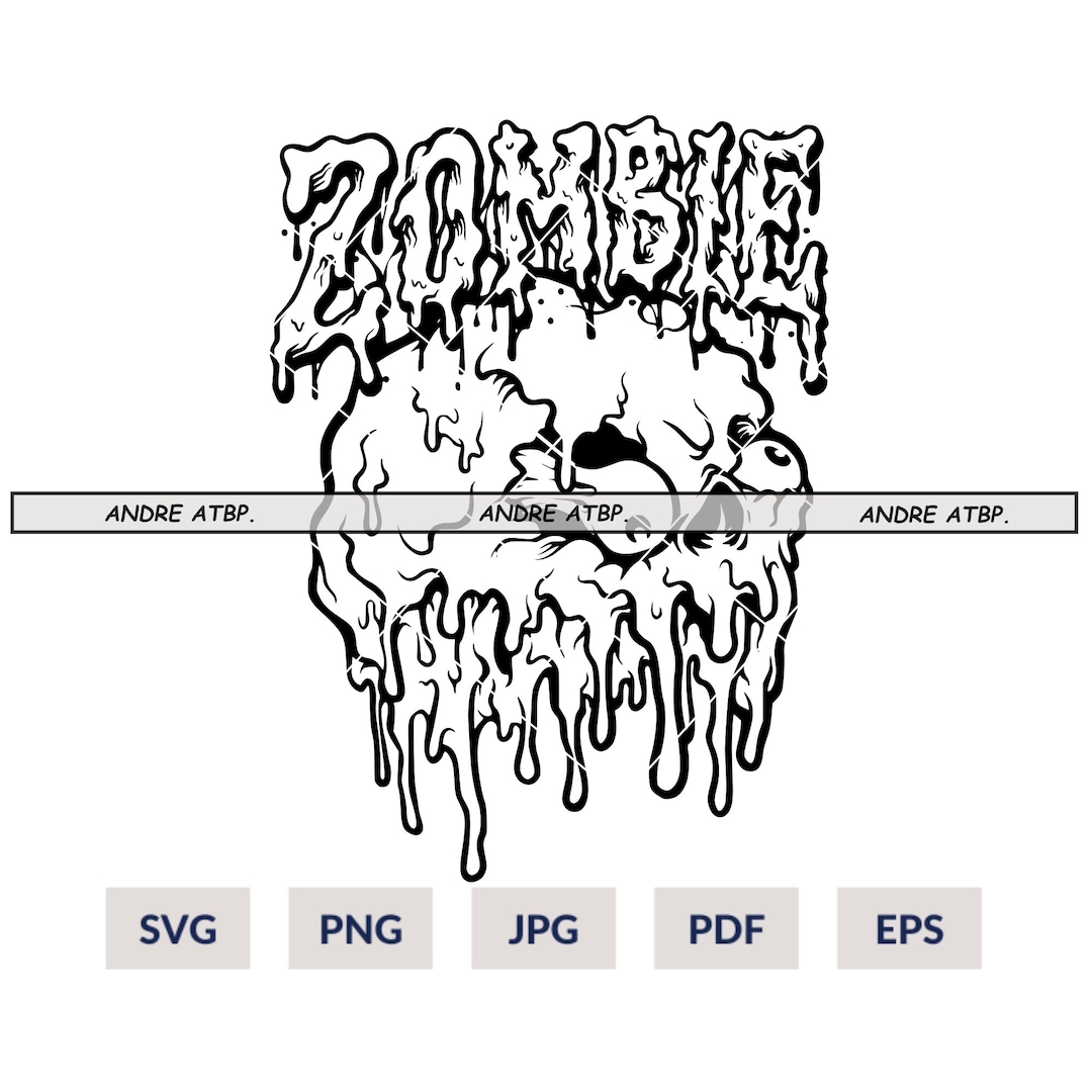 Zombie Svg, Brains Svg, Halloween Svg, Digital Download, Monster Svg ...