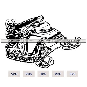 Snowmobile Rider SVG, Winter SVG, Snowmobiler Svg, Snowmobile Shirt ...