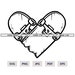 Broken Skateboard Heart SVG / Love Hate Skateboarding / Skateboard ...