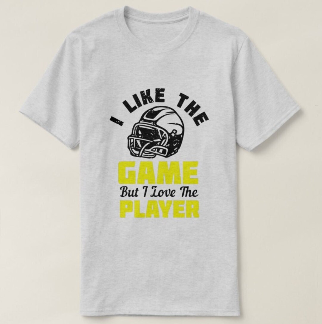 Football Svg I Like the Game but I Love the Player Svg Dxf - Etsy