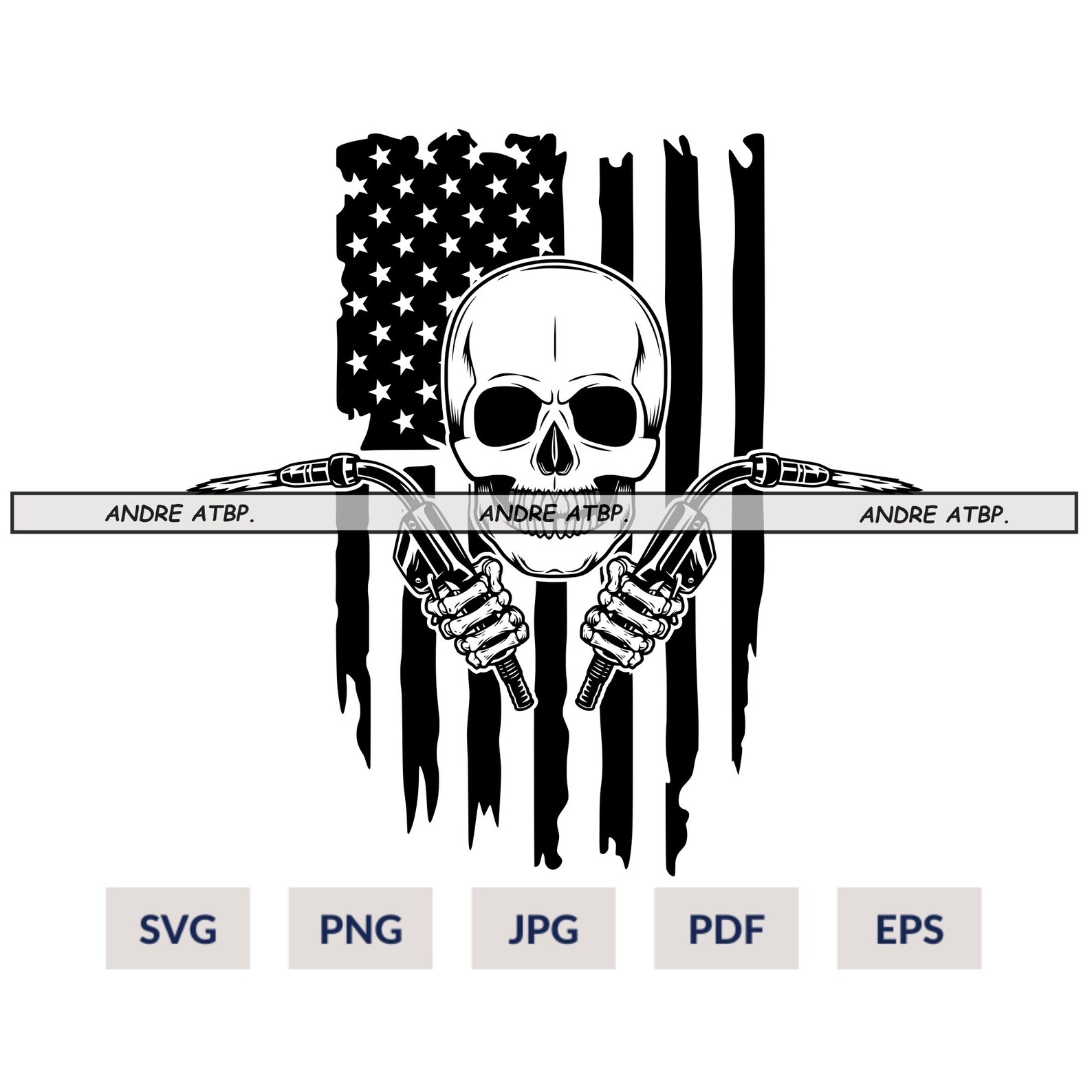 US Welder Skull Svg | Welder Clipart | Welder Svg | Skull Svg | Welder ...