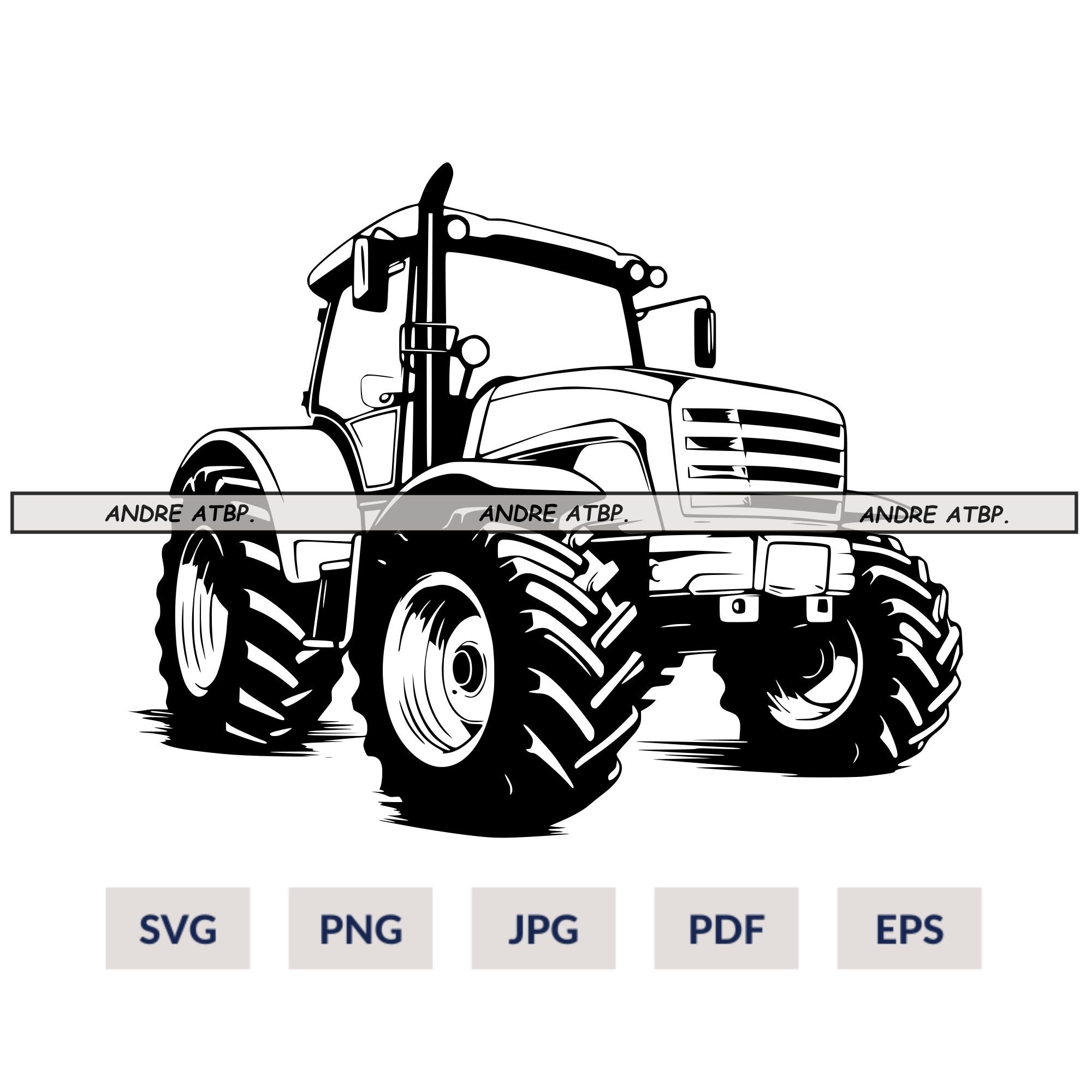 Farm Tractor SVG Cut File, Farm Life SVG, Farmer Svg, Transportation ...