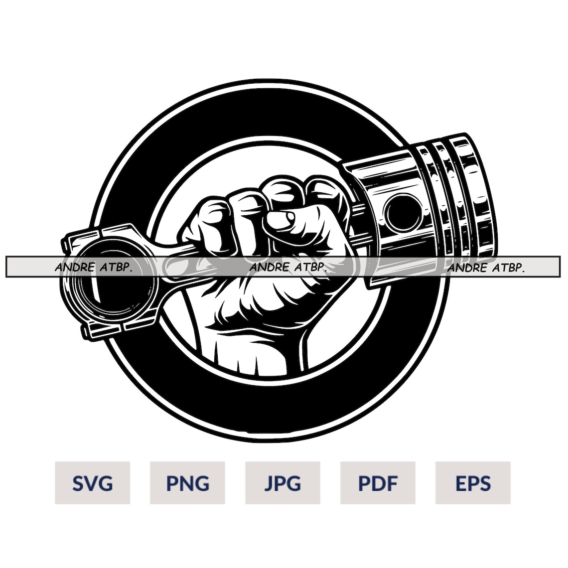 Hand Holding Piston Svg, Hand Mechanic Svg, Biker Svg, Mechanic Svg ...