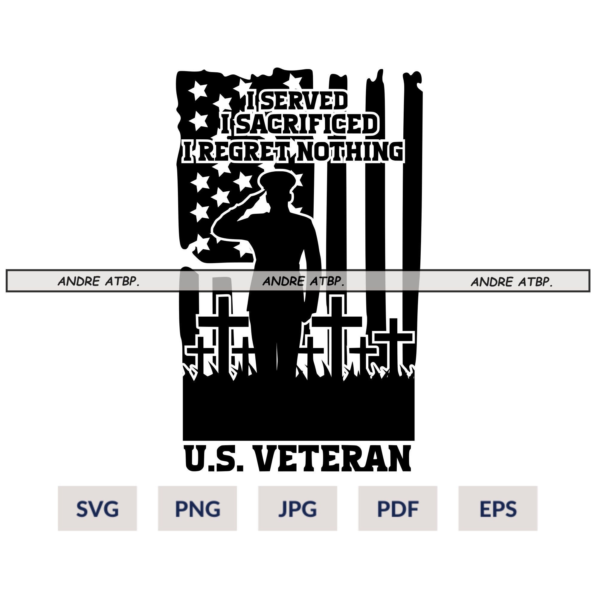 US Veteran Svg, Patriotic Veteran Svg, Veteran Clipart, Veteran Dad Svg ...