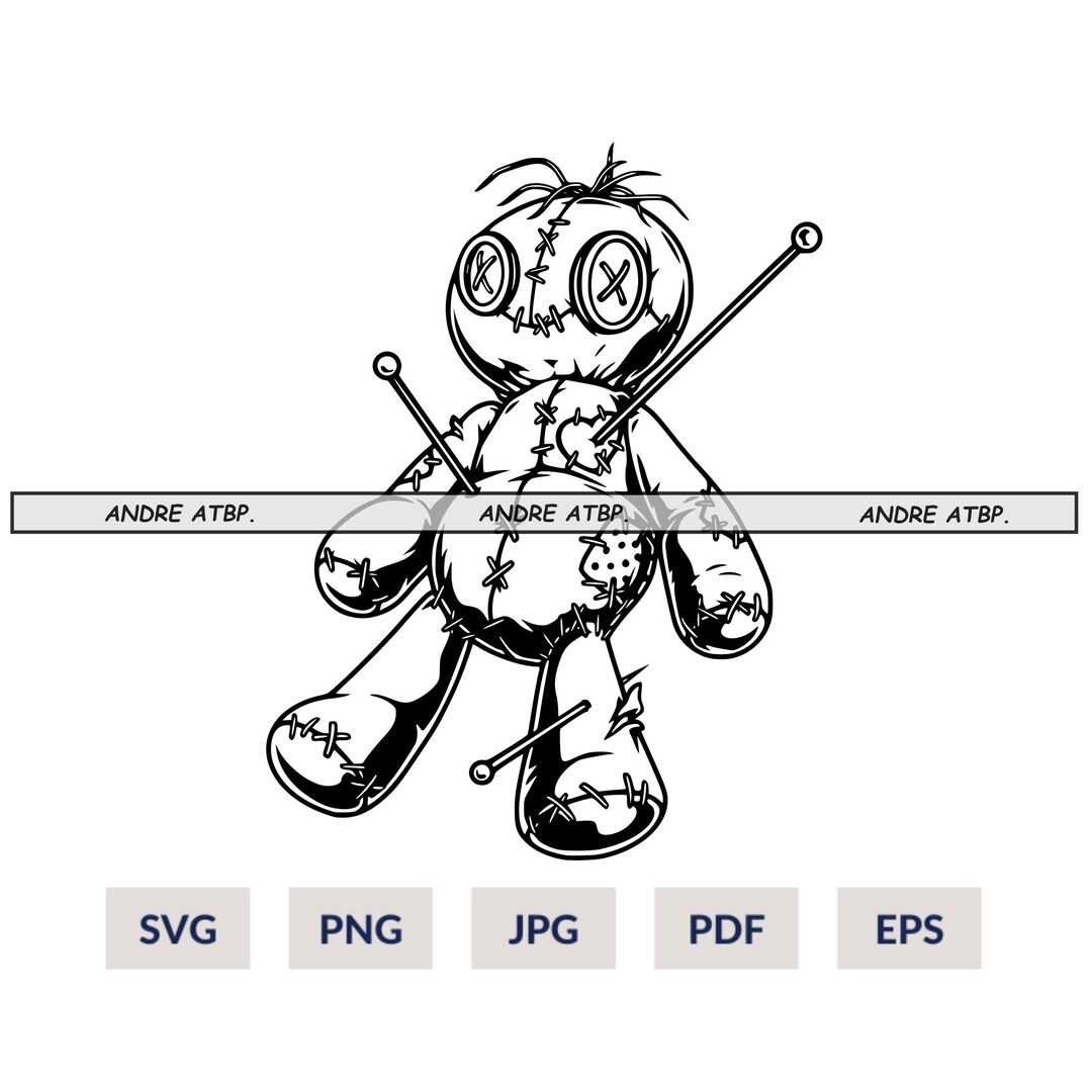 Voodoo Doll SVG, Voodoo Svg, Halloween Svg, Gothic Svg, Witchy SVG ...