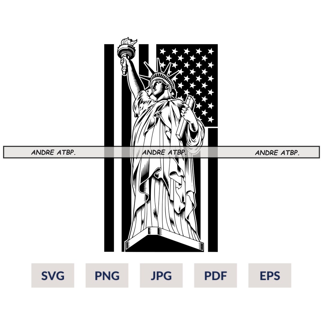 Statue of Liberty Svg, Lady Liberty Svg, 4th of July, Independence Day ...