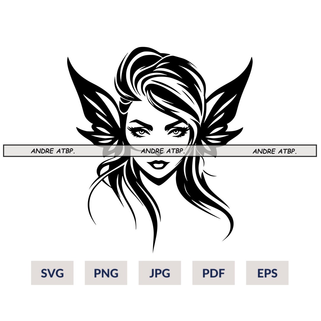 Fairy SVG and JPEG Instant Digital Download File Cuttable - Etsy