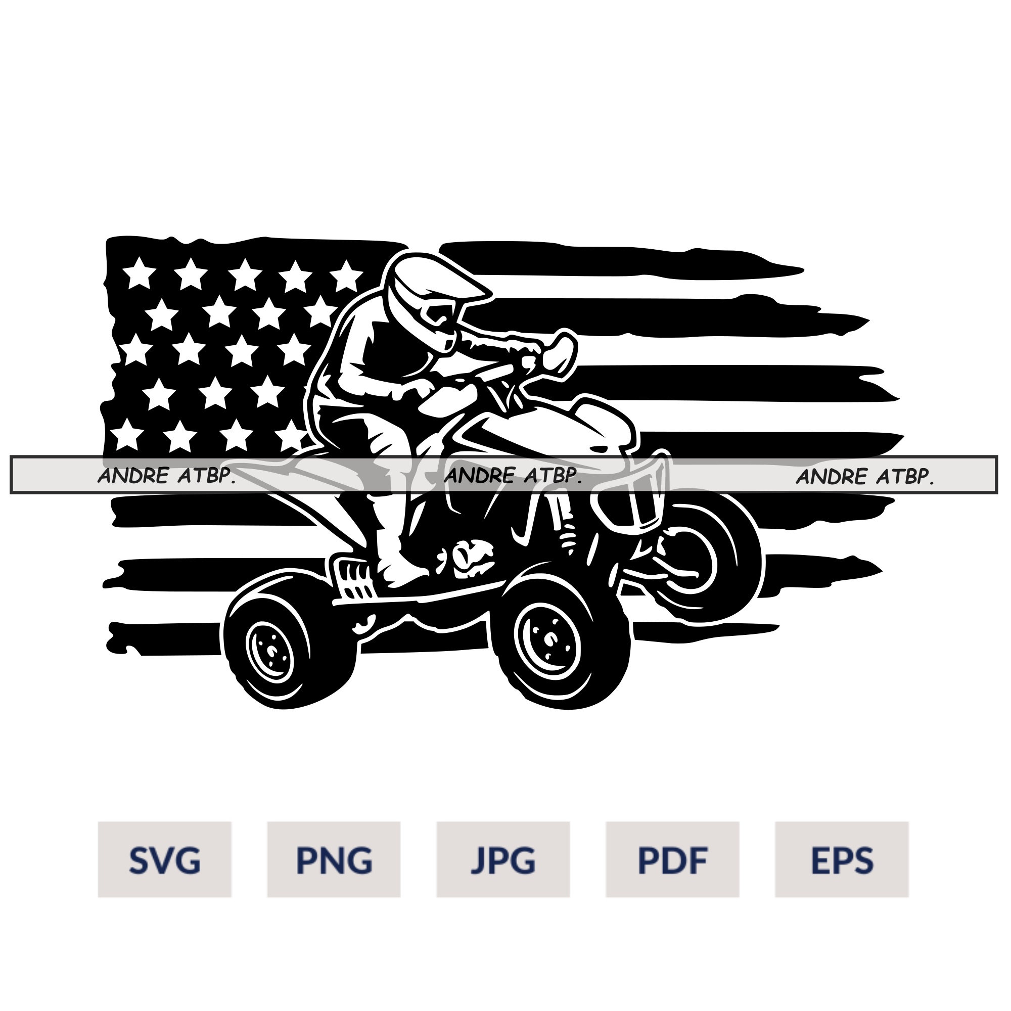 US 4 Wheeler Svg, Atv Svg, Atv Rider Svg, off Road Svg, Dirt Bike Svg ...