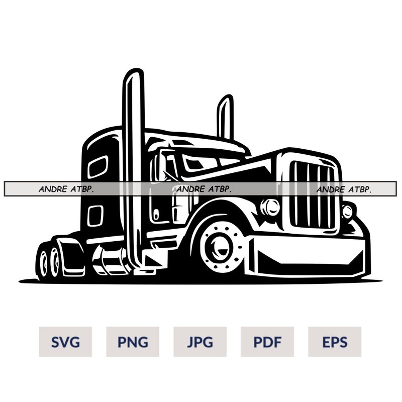 Peterbilt Clipart - Etsy