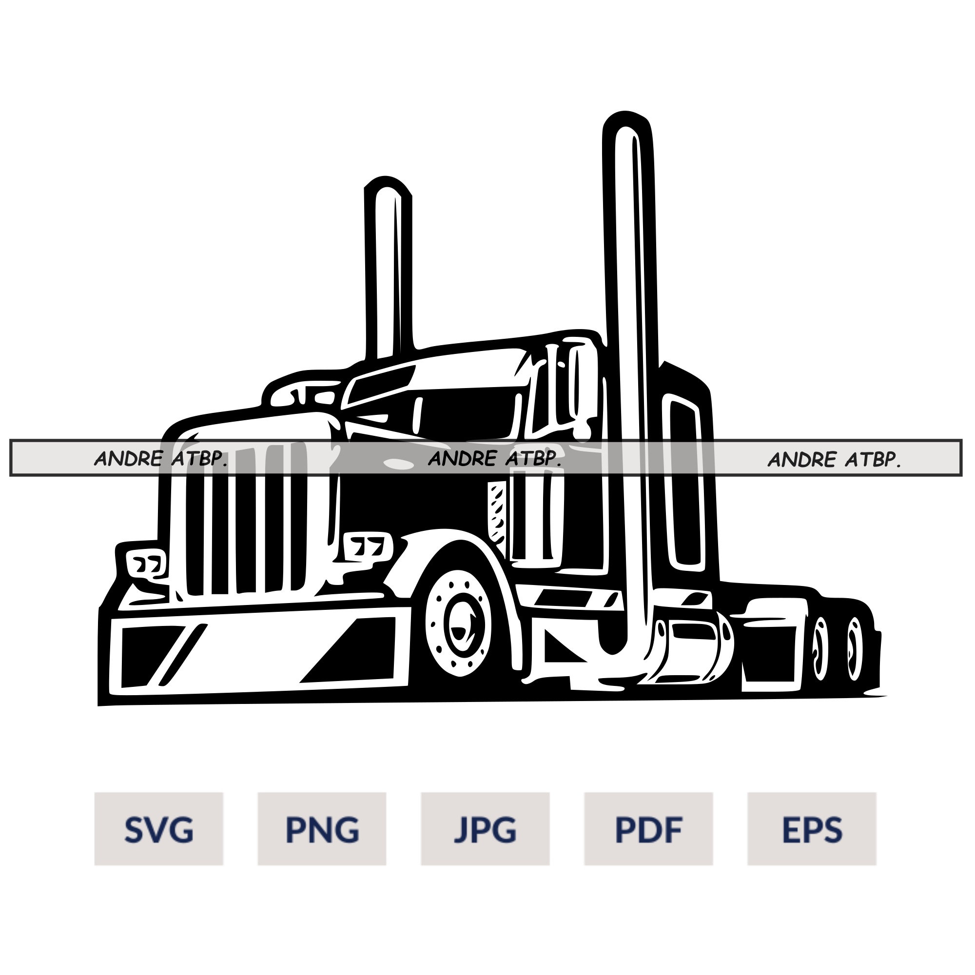 Semi Truck Svg, Semi Truck Png, Truck Driver Png, Trucker Svg, 18 ...