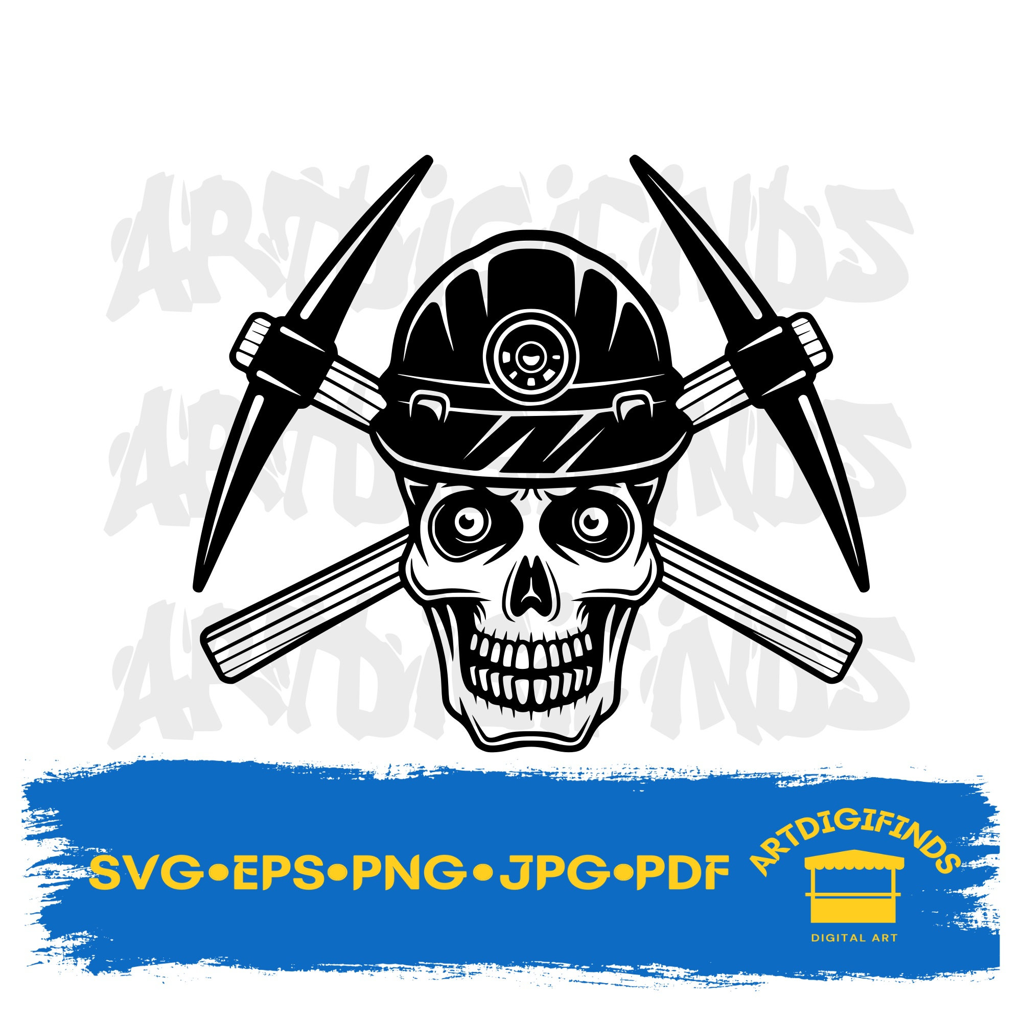 Skull Miner Svg Mining Svg Skull Svg Miner Dad Svg Mining - Etsy Australia