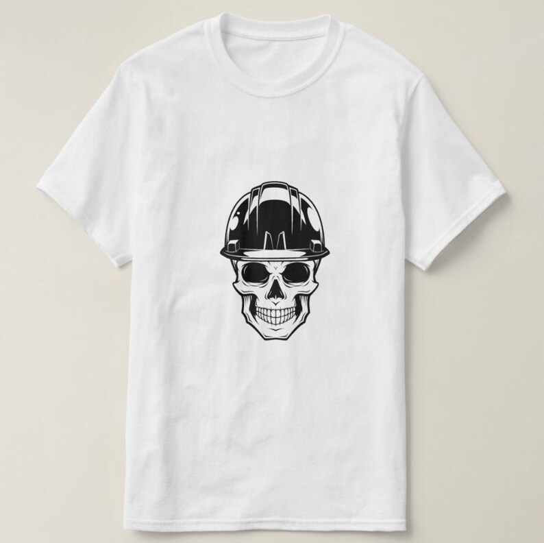 Skull With Hard Hat SVG | Construction Svg | Engineer SVG ...