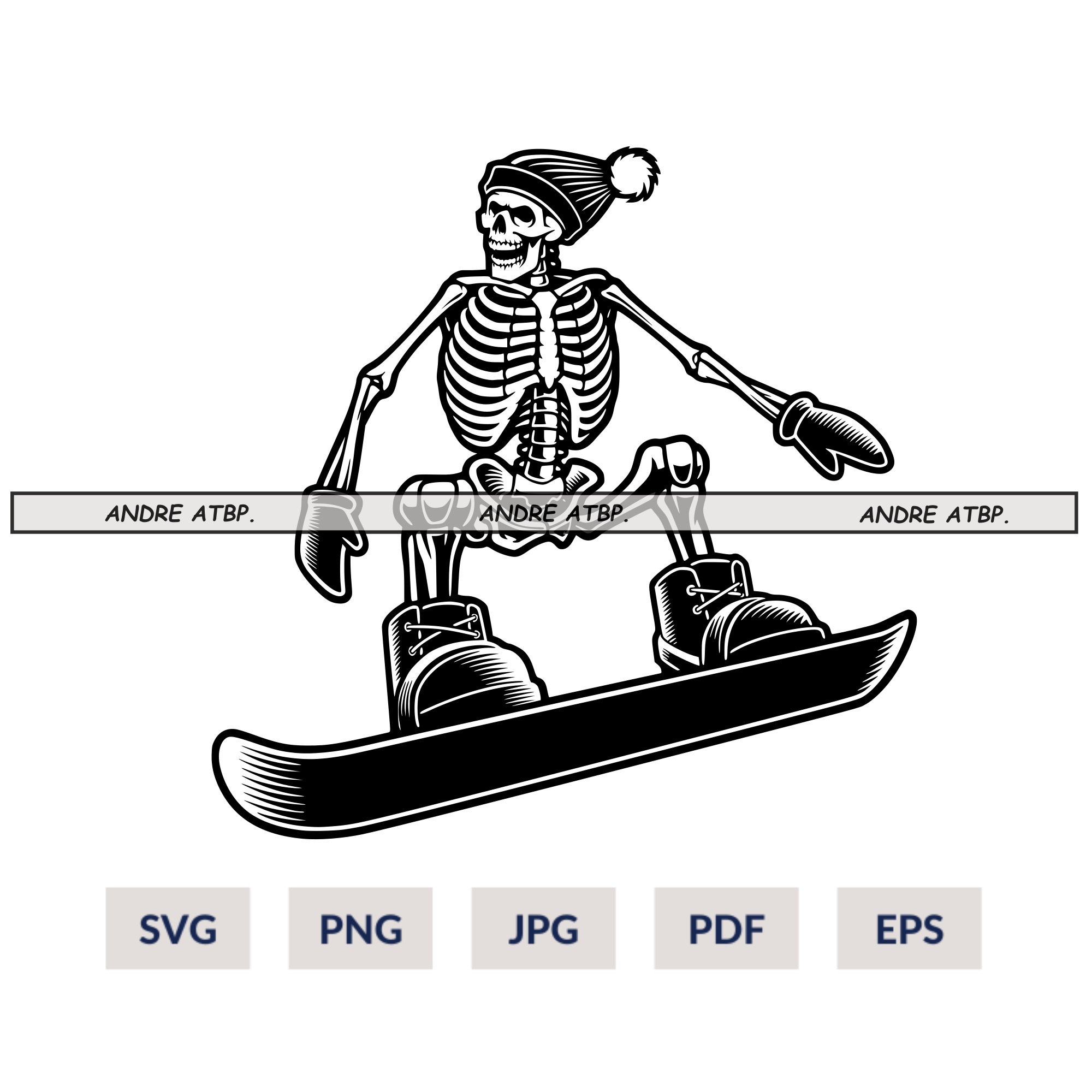 Skeleton Snowboarding Svg, Skeleton Svg, Snowboard Svg, Skeleton ...