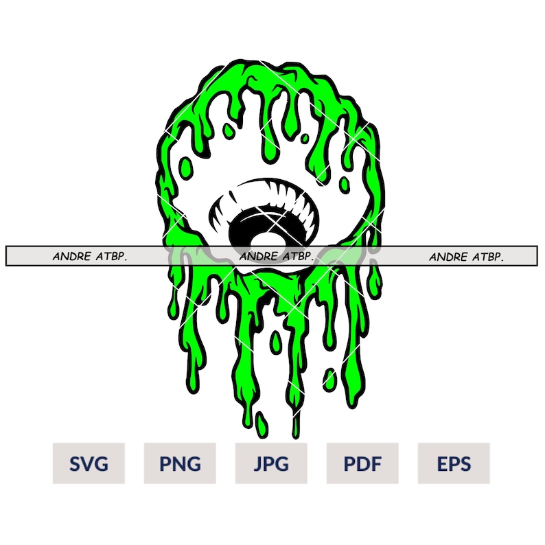 Spooky Eye Ball SVG, Melting Eye Ball Svg, Monster Eye PNG, Halloween ...