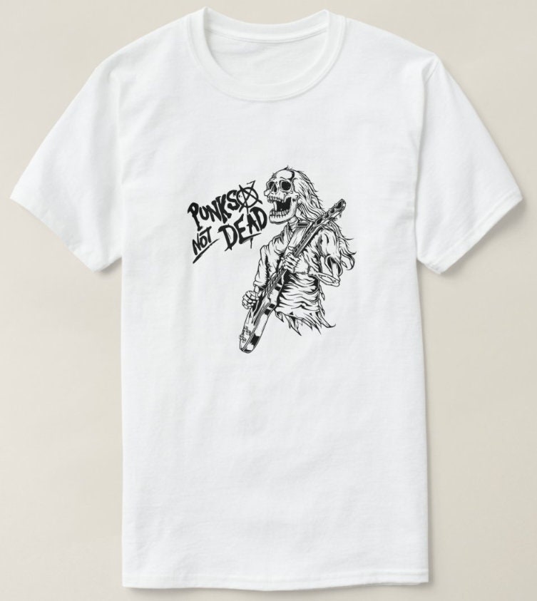 Guitarist Skeleton SVG, Punk Rock SVG, Guitar SVG, Punks Not Dead Svg ...