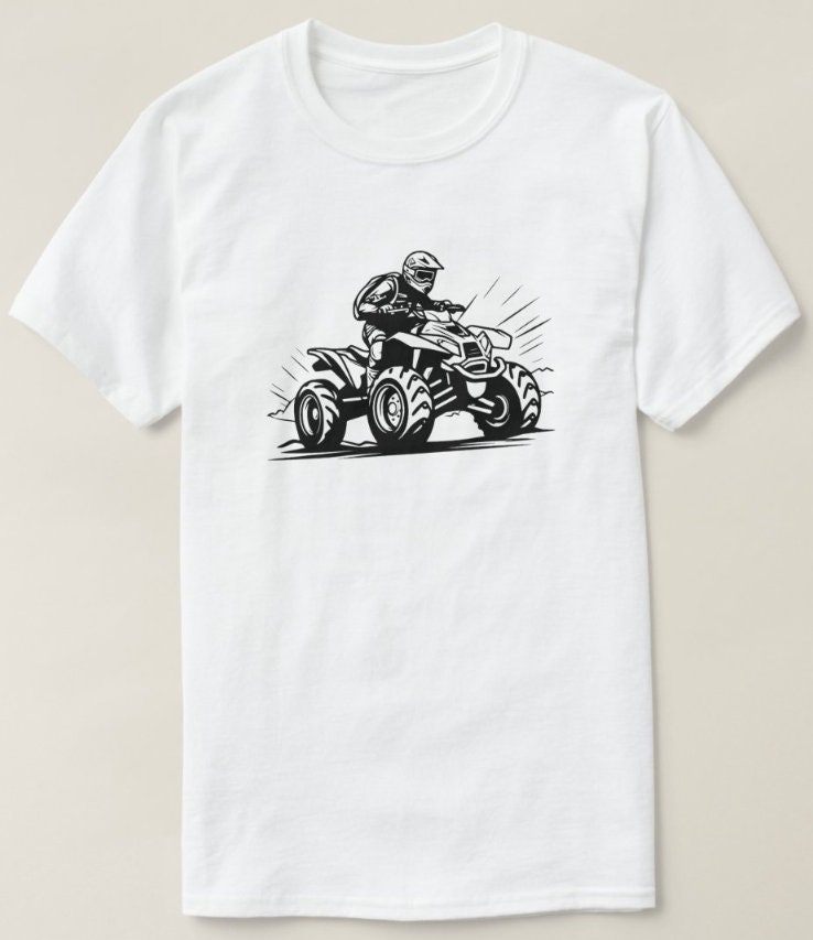 ATV Svg, Atv Racing Svg, 4 Wheeler Svg File, Atv Clipart, Quad Riding ...