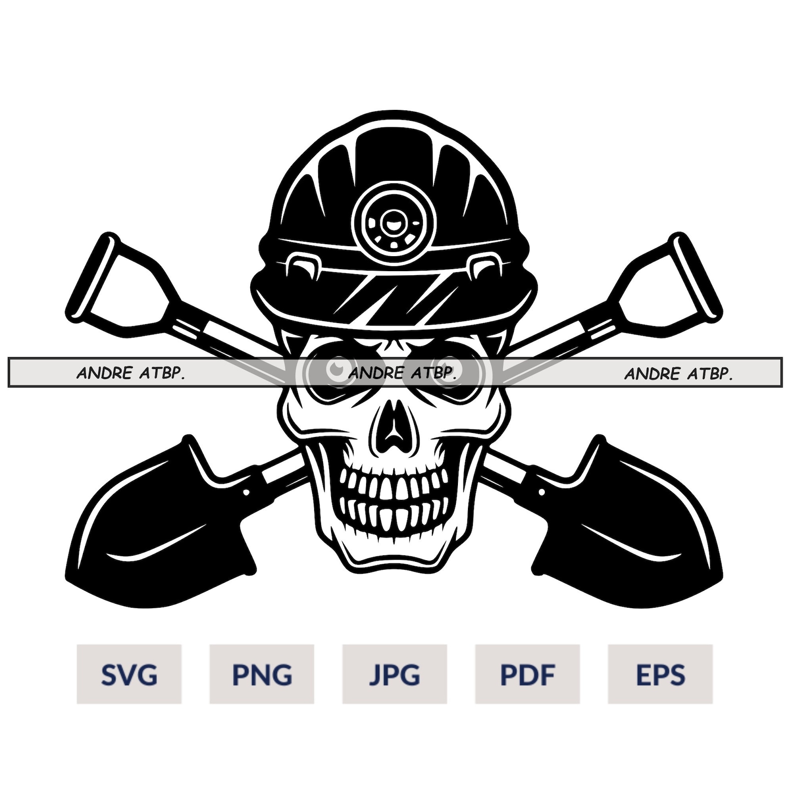 Skull Miner Svg, Mining Svg, Skull Svg, Miner Dad Svg, Mining Clipart ...