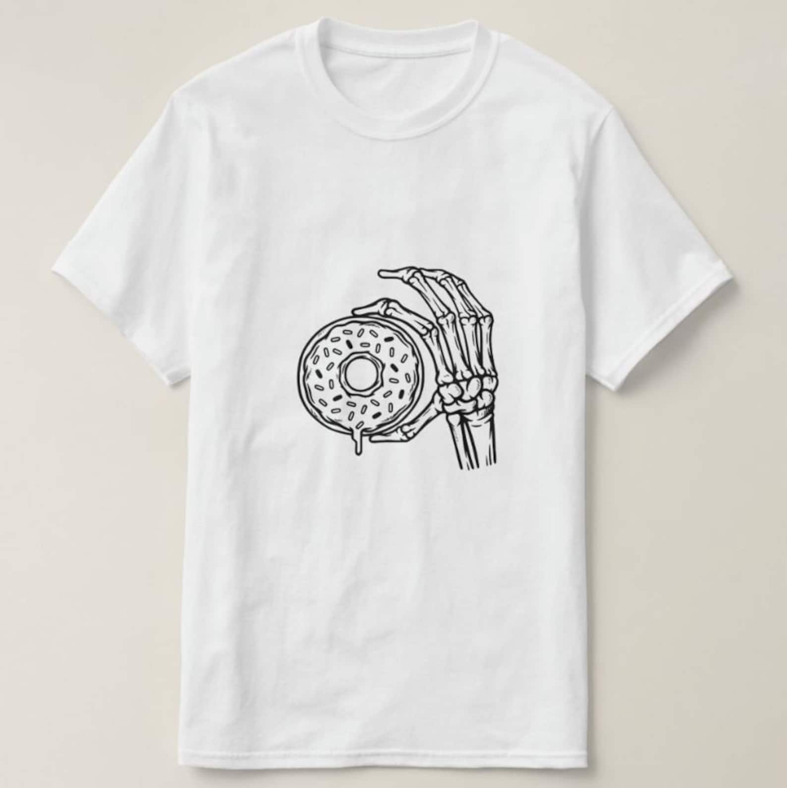 Skeleton Hand Holding Donut SVG, Doughnut SVG, Donut Cut File, Sprinkle ...