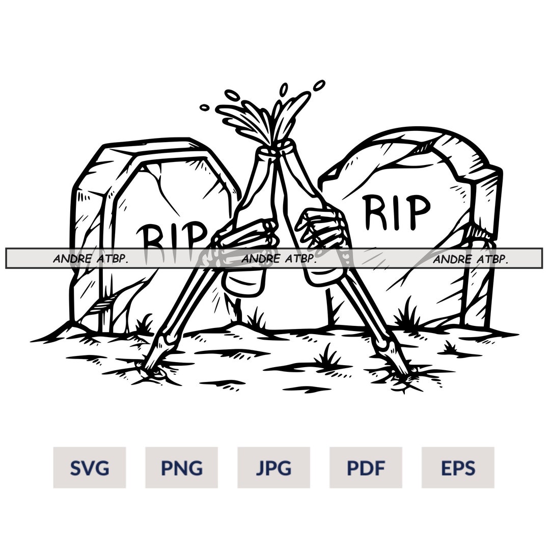 Skeleton Cheers SVG | Toast SVG | Salud SVG | Beer T-shirt Decal ...