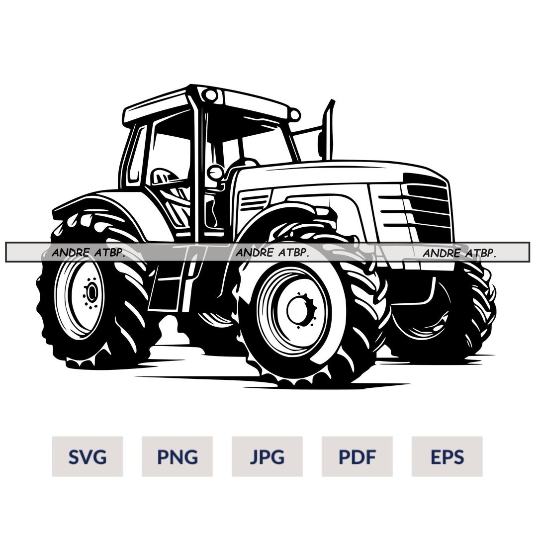 Farm Tractor SVG Cut File, Farm Life SVG, Farmer Svg, Transportation ...