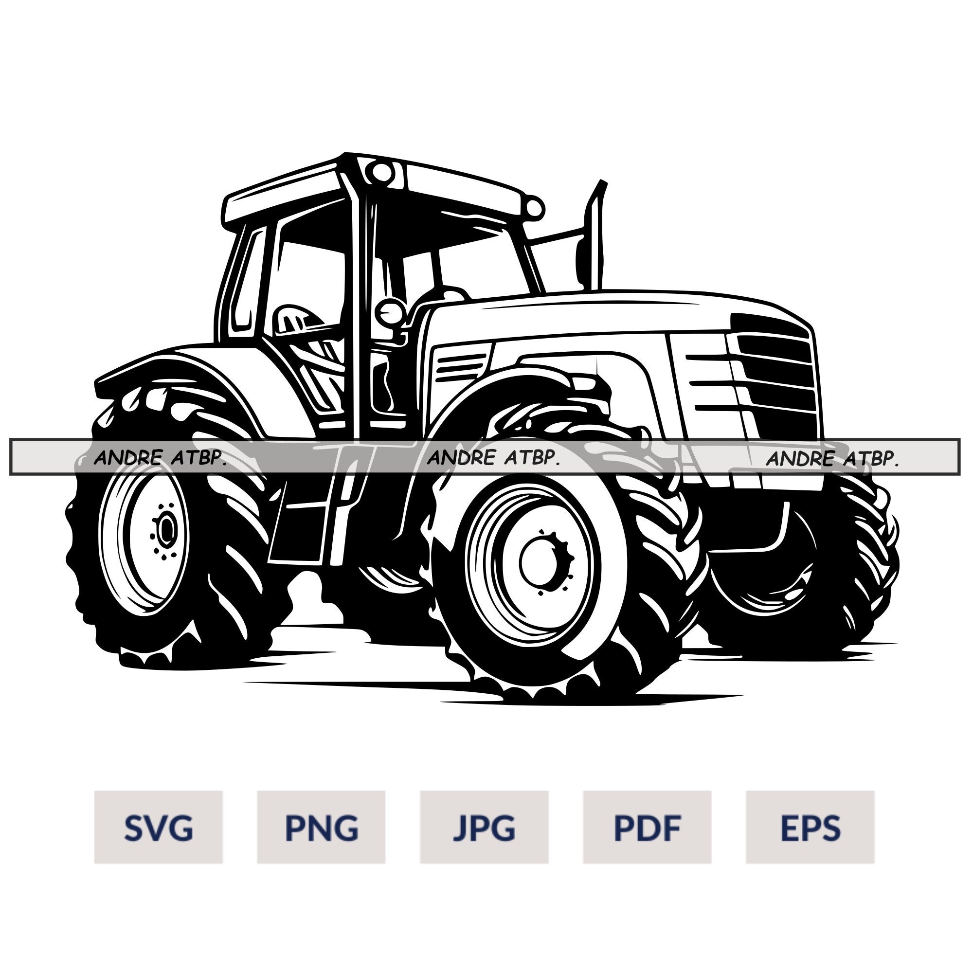 Farm Tractor SVG Cut File, Farm Life SVG, Farmer Svg, Transportation ...