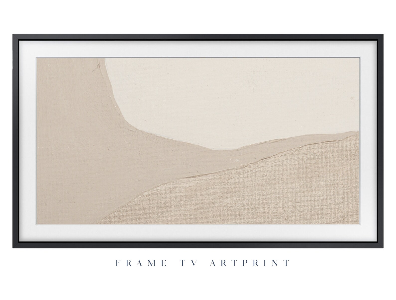 Samsung Frame TV Art File beige Abstract - Etsy