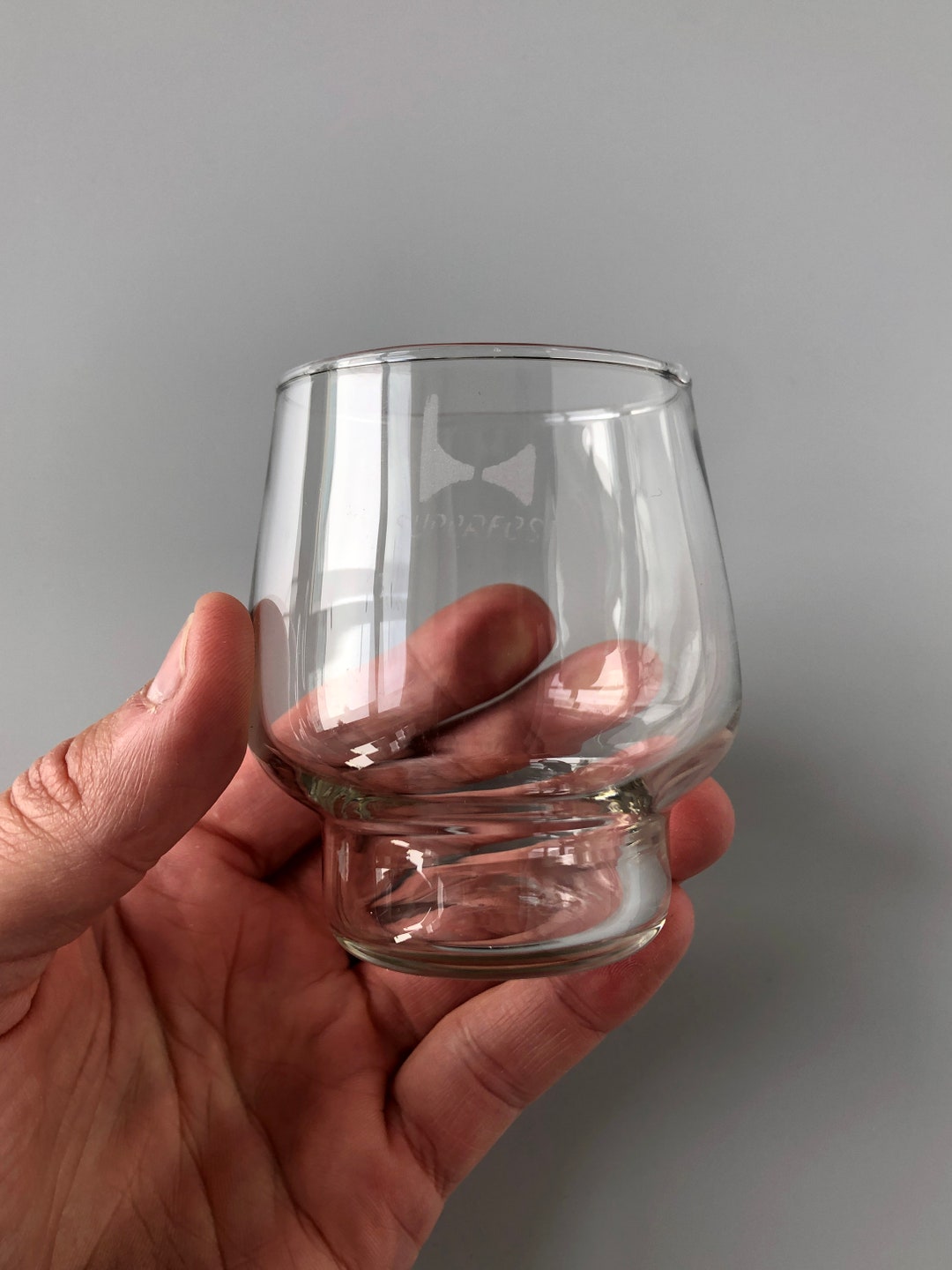 1 of 4 SUPERFEST Cognac Whiskey Glasses DDR Patent Design Made in GDR ...