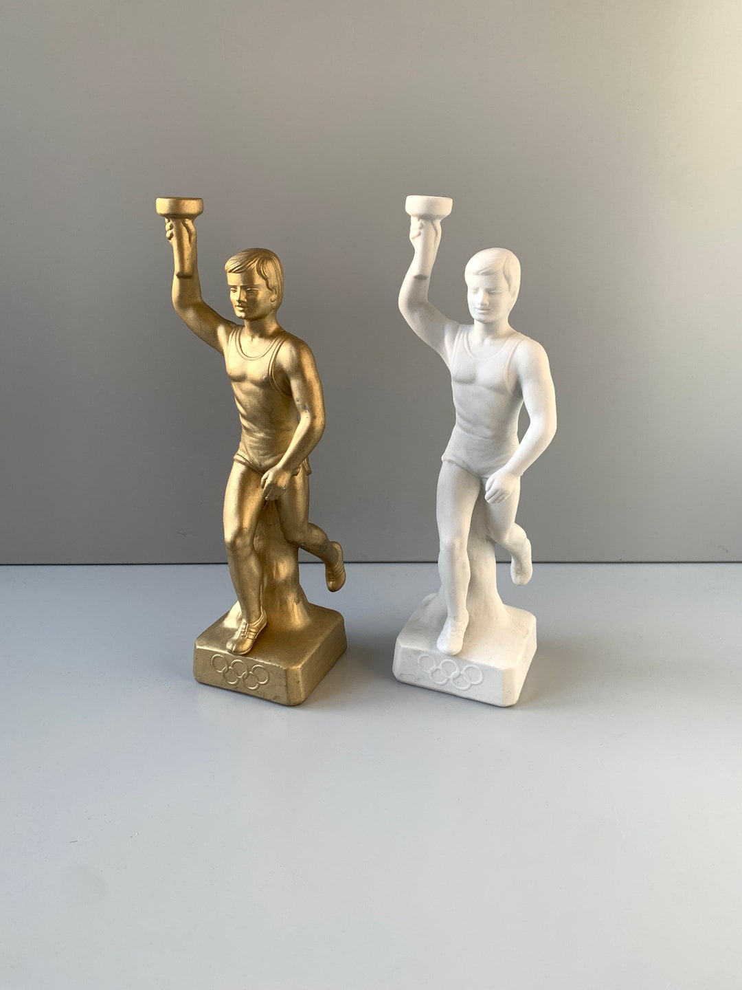 Torch Runner OLYMPIA 1984 Los Angeles GDR Porcelain Figure - Etsy