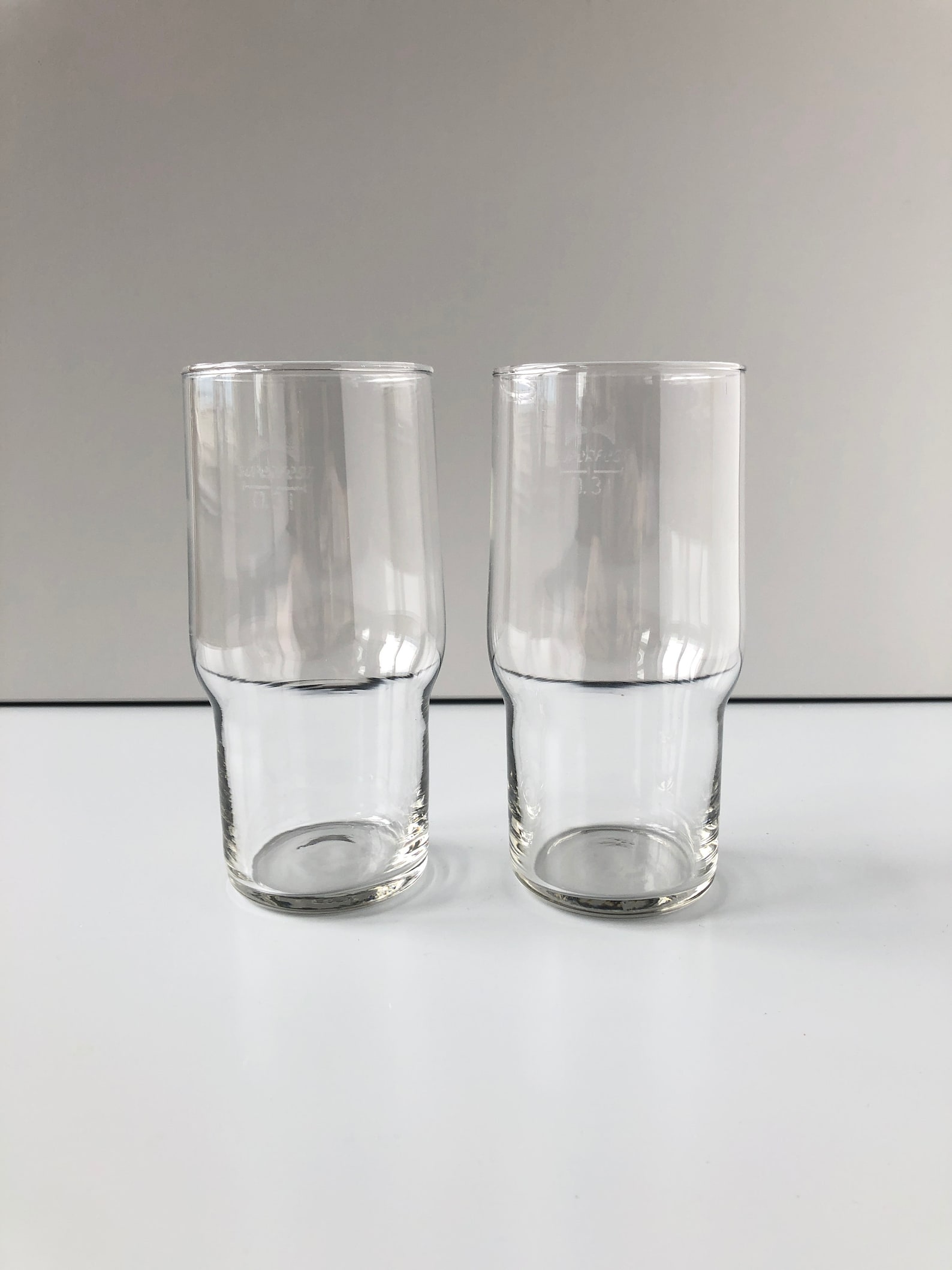 2 SUPERFEST Glasses 0.3l DDR Design – Made in GDR – 2 Pieces Beer Glass ...