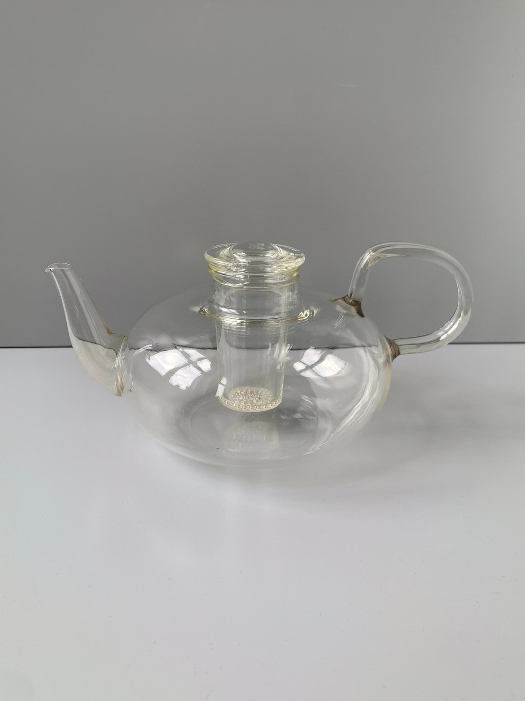 Teapot 1.0L SAALE Glas DDR / Jenaer Glas / Wilhelm WAGENFELD / Bauhaus ...