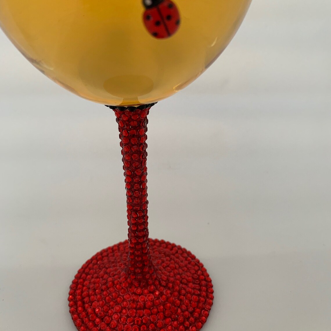 Lady of the House Wine Glass Ladybug Wine Glass Red - Etsy