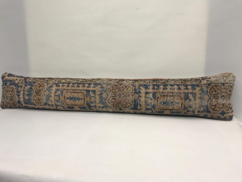 Extra Long Pillow Cover Handmade Kilim Lumbar Sofa Bed Accent Entryway ...
