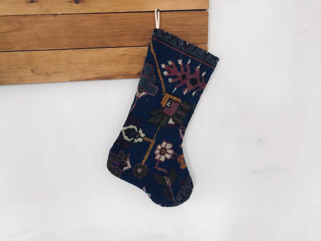 Christmas Rug Stocking Bohemian Stockings Decorative Sock Boho Decor ...