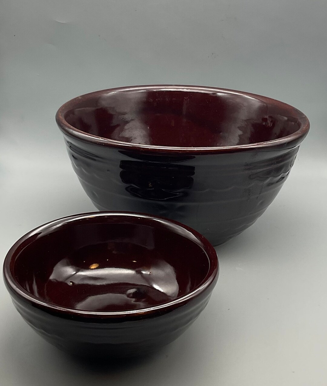 Vintage Marcrest Ovenproof Stoneware “daisy and Dot”brown Glaze Set of ...