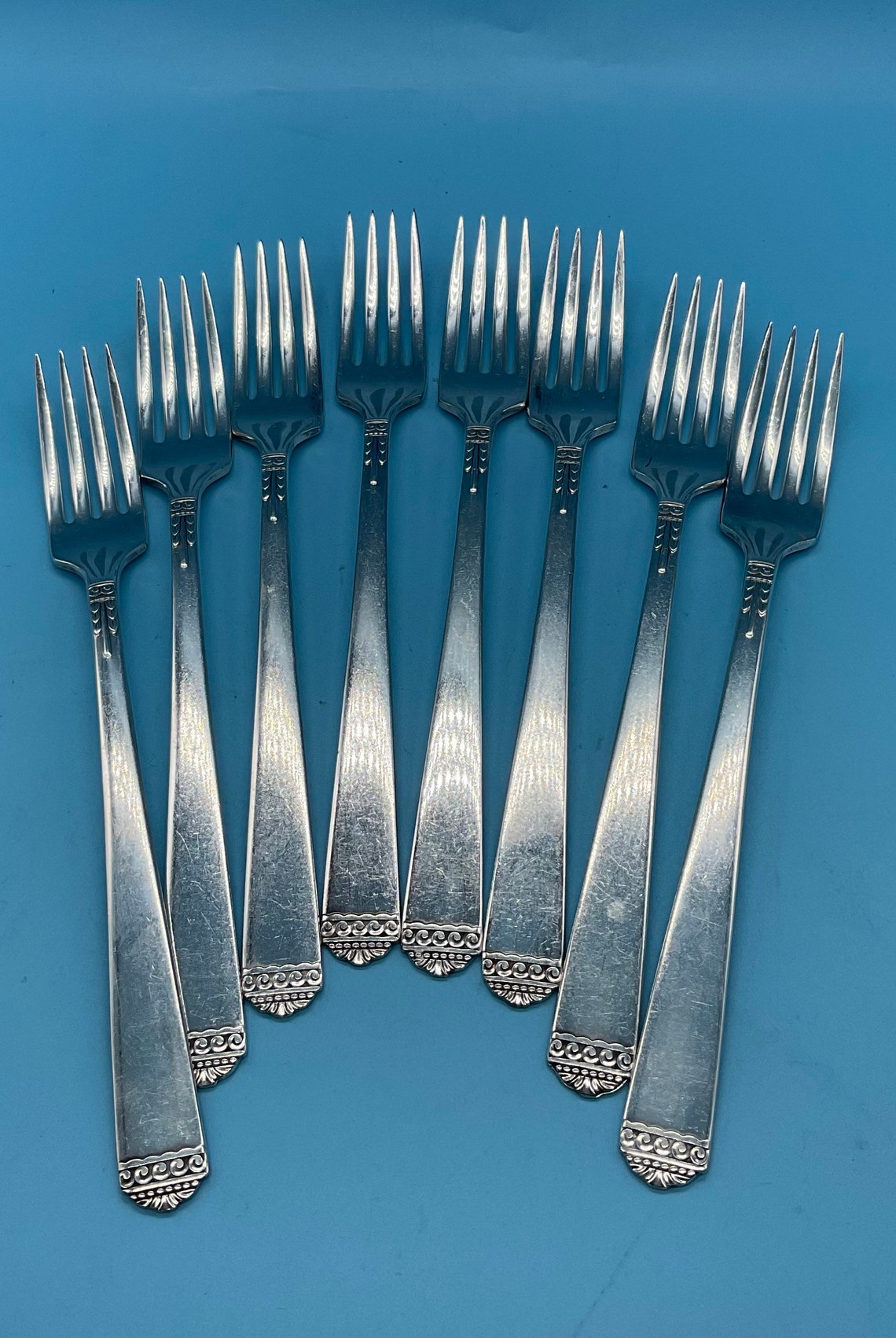 Vintage 1881 Rogers Oneida LTD Silverplated 5 Piece Place Setting ...