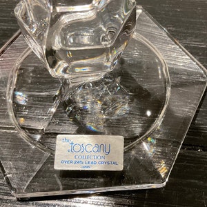 Toscany Collection Over 24% Lead Crystal Candlestick Holders - Etsy