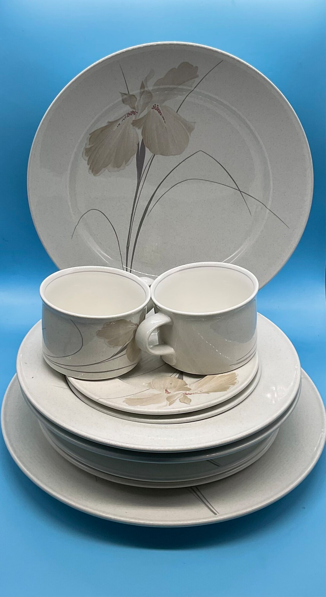 Vintage Mikasa Intaglio CAC39 Upscale 5 Piece Place Setting Dinner Set ...