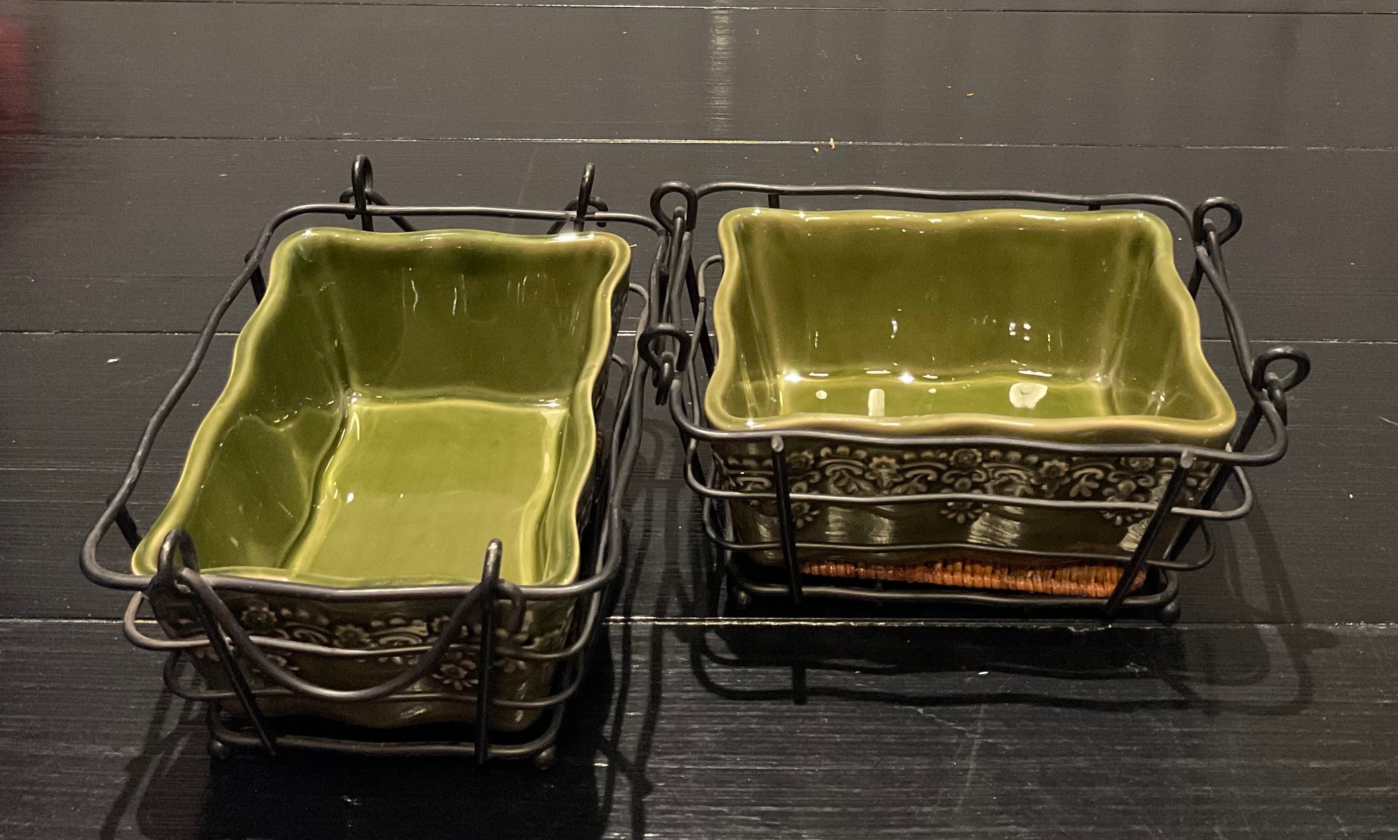 Temp-rations Presentable Ovenware by Tara fruit Basket set - Etsy