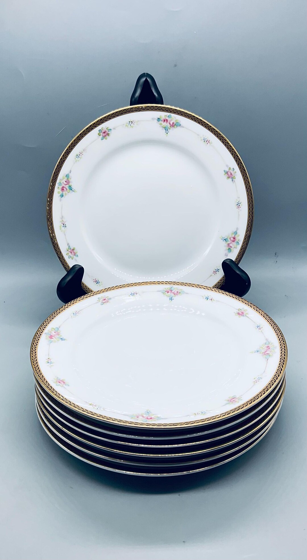 Vintage Noritake M Hand Painted Nippon 7 Salad Plates - Etsy