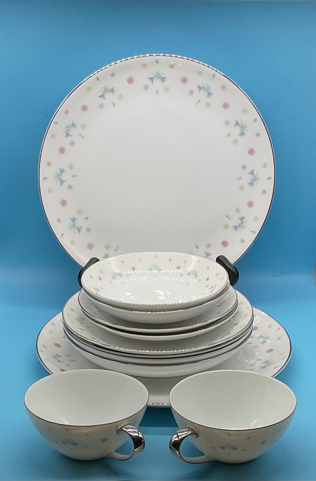 Vintage Jyoto Fine China Japan 8093 Candice 6 Piece Place Setting ...