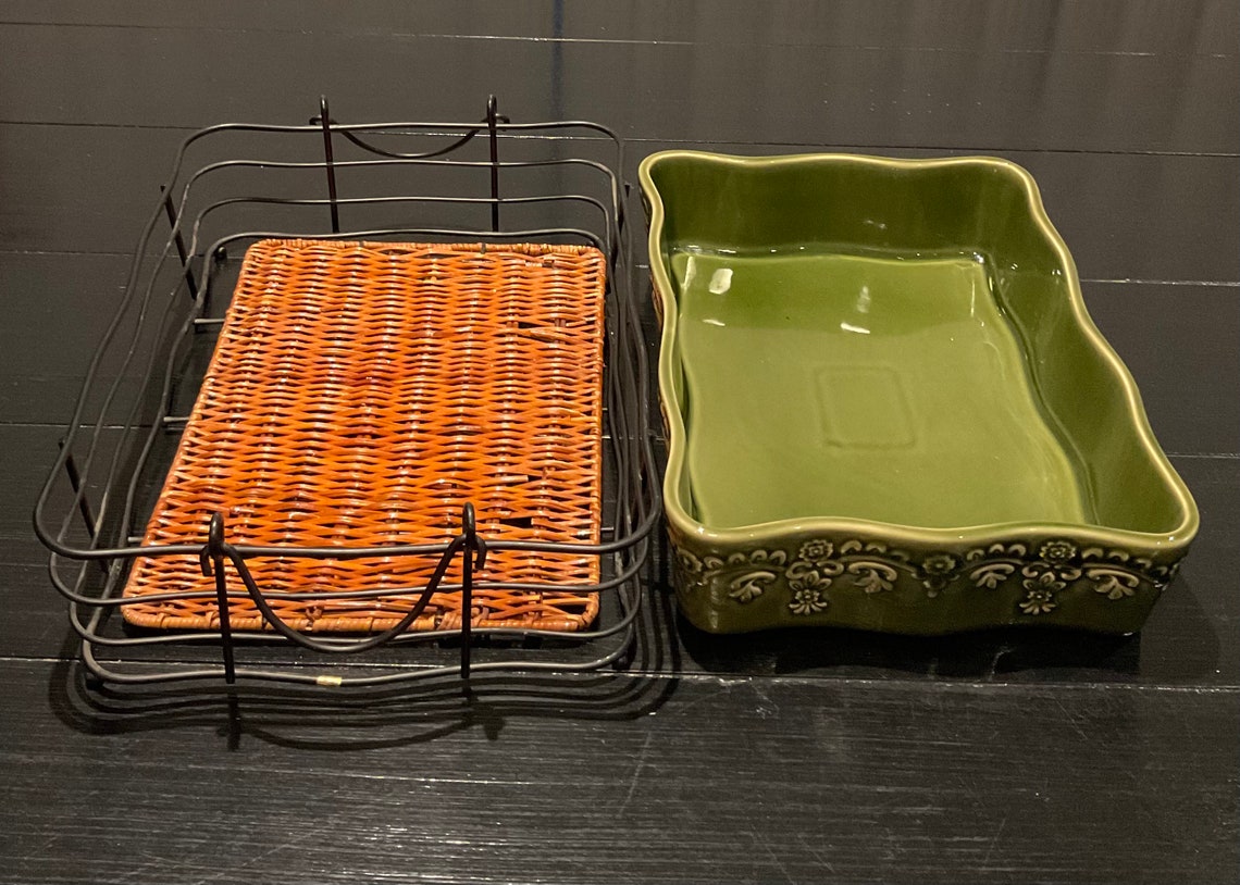 Temp-rations Presentable Ovenware by Tara fruit Basket set - Etsy