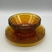 Vintage Tiara Indiana Glass Amber Sandwich Pattern Set of 2 - Etsy