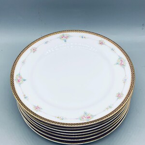 Vintage Noritake M Hand Painted Nippon 7 Salad Plates - Etsy
